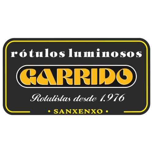 Letras corpóreas en Galicia - Rótulos Garrido